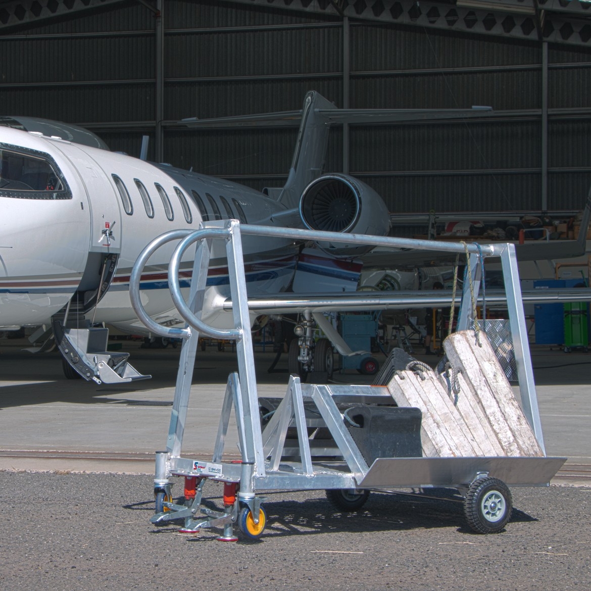 Aircraft Wheel Chock Storage | SafeSmart Access USA